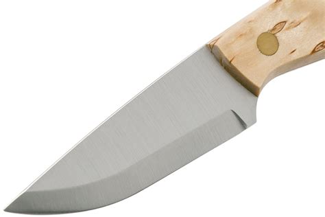 Brisa Bobtail 80 Curly Birch Handle 12c27 Scandi Leather Sheath 9949
