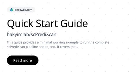 Quick Start Guide Hakyimlabscpredixcan Deepwiki