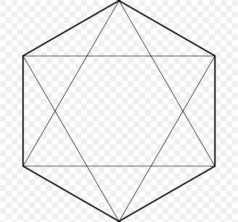 Diagonal Hexagon Triangle Area PNG X Px Diagonal Area Black