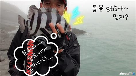 21년 첫 돌돔 낚시~~이게 나라냐 Soop Vod