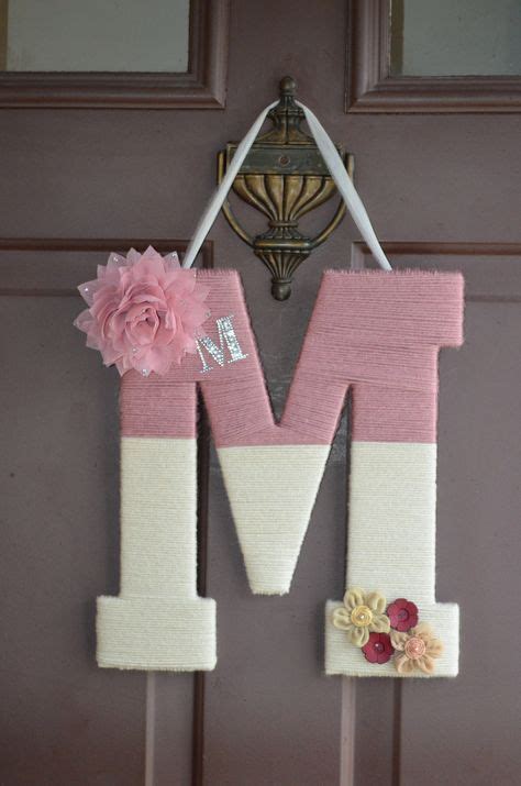 Yarn Letter Diy Arts And Crafts Cute Crafts Crafts To Do Paper