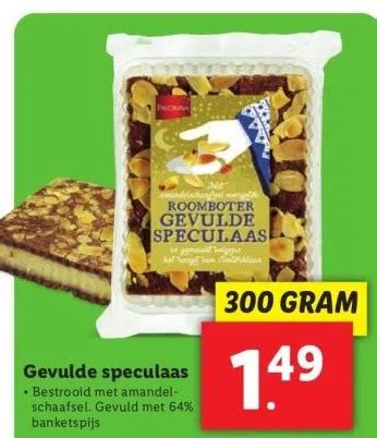 Gevulde Speculaas Aanbieding Bij Lidl