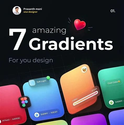 Prasanth Mani On Linkedin Oceanbreeze Sunsetglow Mintyfresh Neonvibes Gradientmagic Uidesign