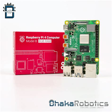 Raspberry Pi 4 Computer 8gb Made In Uk Dhaka Robotics