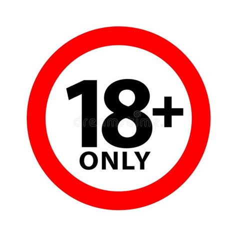 Age Limit Sign Stock Illustrations 2398 Age Limit Sign Stock