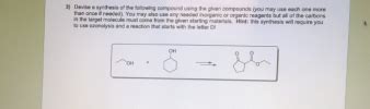Devise a synthesis of the following compound from styrene (CH3CH=CH). You may use any inorganic ...