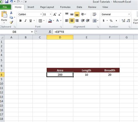 Excel Creating Formulas W3schools