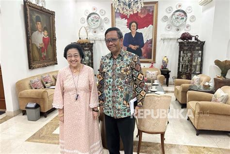 Mahfud Md Tiba Di Kantor Pdip Jelang Pengumuman Cawapres Ganjar