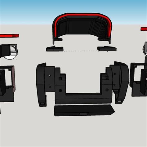 🧑‍🔧 Sim Racing Dashboard Sim Rig 4080 Aluminum Extrusion・ Stl File