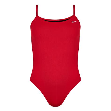 나이키 컷 아웃 수영복 여성 유니버시티 레드 Cut Out Swimsuit Womens University Red 35425309 위시버킷