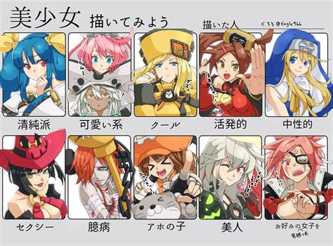 Safebooru 1boy Aba Baiken Bandage Blush Breasts Bridget Guilty