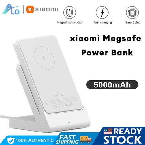 Xiaomi Magnetic Wireless Power Bank Fast Charging W MAh Mi Powerbank Portable Charger
