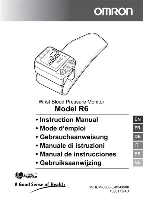 Model R6 - Omron Healthcare