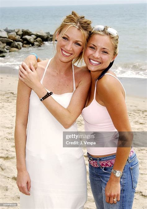 Natalie Zea And Christine Lakin During Movieline Beauty On The News