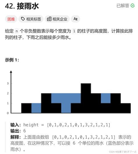 代码随想录算法训练营第五十九天 503 下一个更大元素 ii、42 接雨水 csdn博客