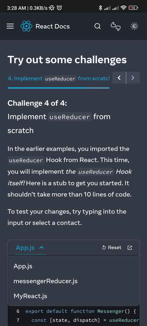 Missing Files In The Challenges On Page Extracting State Logic Into A Reducer Issue