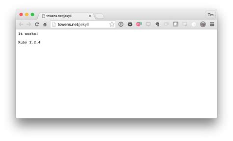 running a jekyll site on reclaim hosting