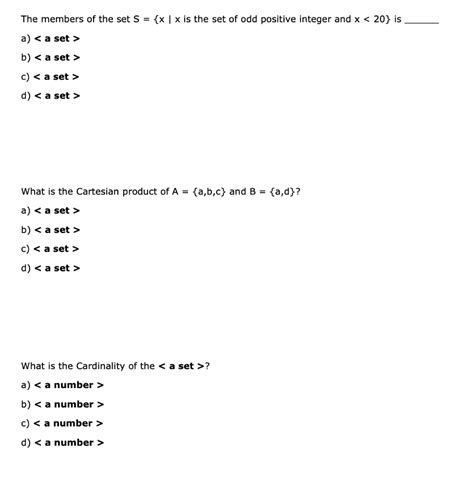 Solved The Members Of The Set S X X Is The Set Of Odd Chegg Com