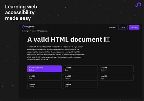 Challenge A Valid HTML Document A Yphant