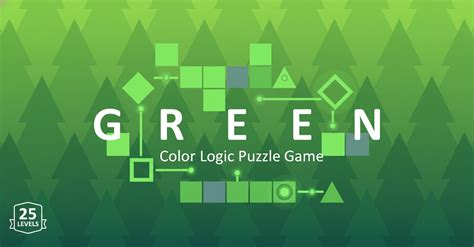 Green Color Logic Puzzle Game