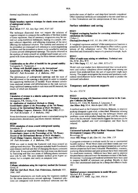 Pdf Simple Boundary Equation Technique For Elastic Stress Analysis Of Underground Cavities