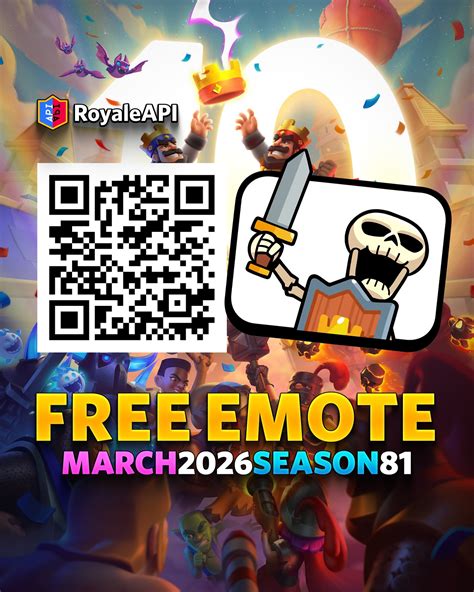 Royale Get This Skeleton Shield Bang Emote For Clash Royale For Free