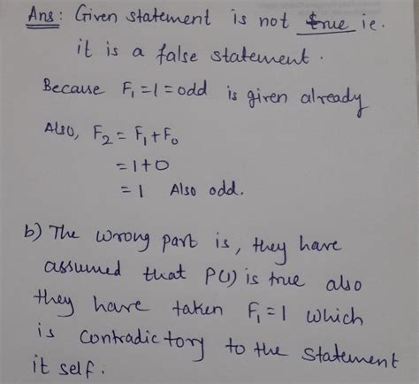 Answered Statement Let F Be The Sequence Defined By The Recursive