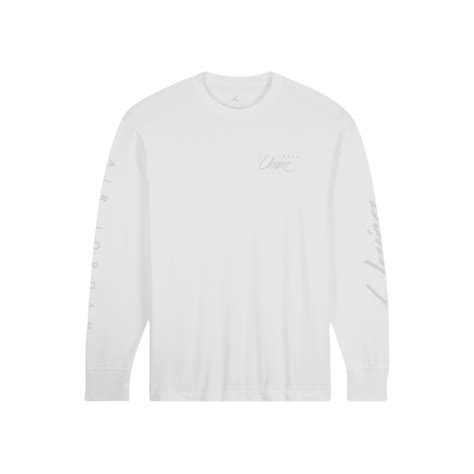 조던 X 유니온 롱슬리브 티셔츠 화이트 아시아 Jordan Kream