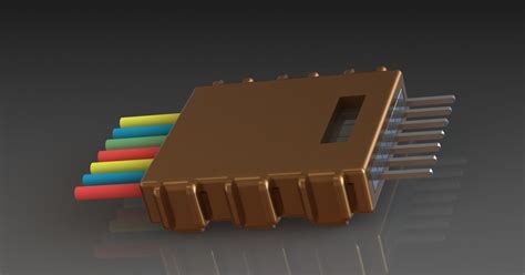 Connector Housing Dupont 7pin By Nerdcorner Download Free Stl Model