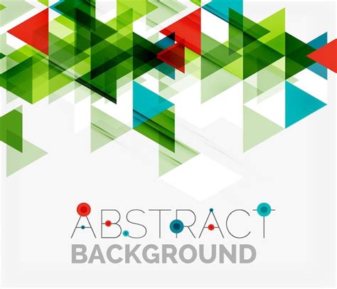 Premium Vector Abstract Geometric Background Modern Overlapping Triangles