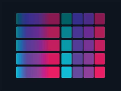 Color Palette Set Design Template Multi Color 44008980 Vector Art At
