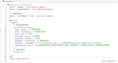 Nestjs 连接mysql数据库 Nestjs使用mysql Csdn博客