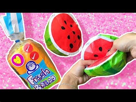 ¡haz Squishies De Papel 3d ️ Squishy Makeover Youtube