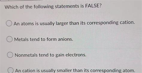 [answered] Which Of The Following Statements Is False An Atoms Is Kunduz