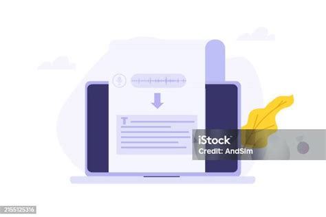 Voice Recognition Speech Scanning Voice To Text Conceptvector