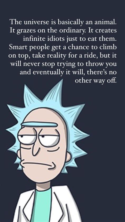 Rick Sanchez Morty Quotes 10 Quotes From Rick And Morty That Are Too