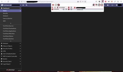 Why Does My Default Dashboard Need R Fortinet