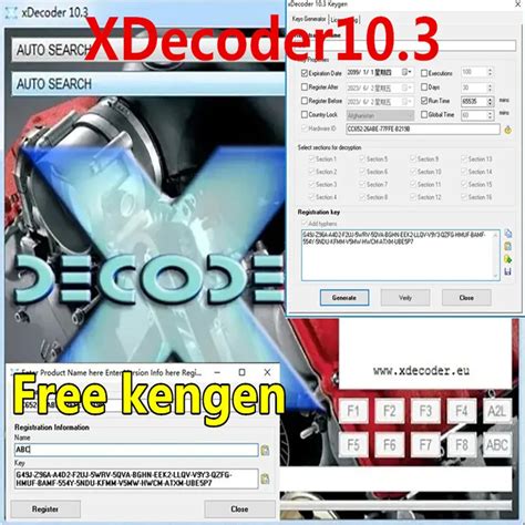 New XDecoder With Keygen DTC Remover DTC OFF Delete Software Disable Error Off DTC