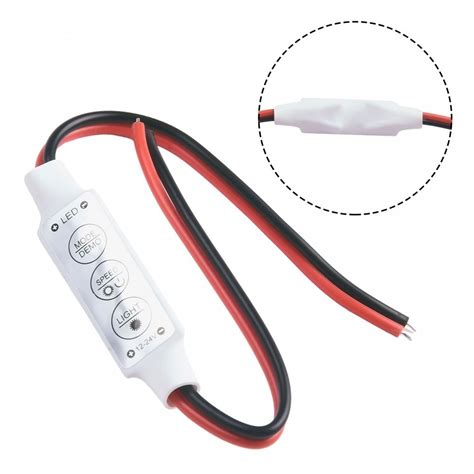 【esey】control The Brightness And Modes With 12v Mini Led Strip Light Dimmer Controller Shopee