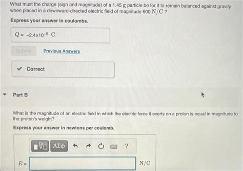 Solved Part B Chegg
