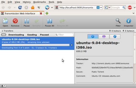 Transmission Ubuntu Transdroid