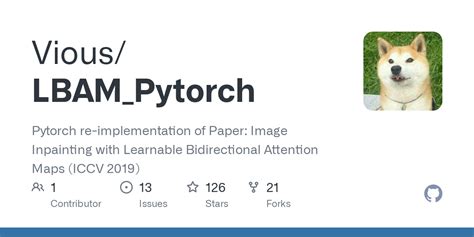 Github Vious Lbam Pytorch Pytorch Re Implementation Of Paper Image Inpainting With Learnable