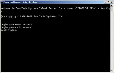Telnet Server For Windows Nt2000xp2003 64 Review And Download