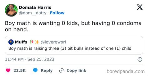 40 Funny And Ridiculous Examples Of Boy Math Being Shared By Women