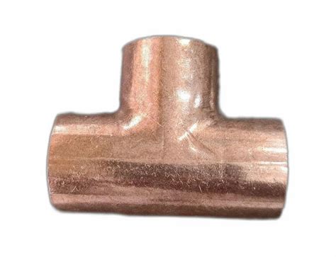 1 Inch Reducing Copper Tee Pipe At ₹ 230piece In Secunderabad Id