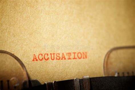 Accusation Concept View Stock Image Image Of Title 325178611