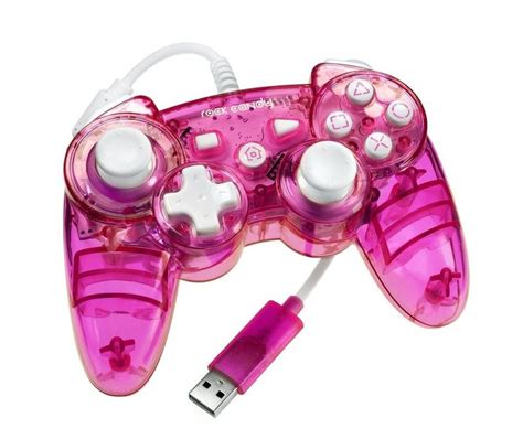 Pink Rock Candy Ps3 Controller With Usb Cable Pink Game Controller