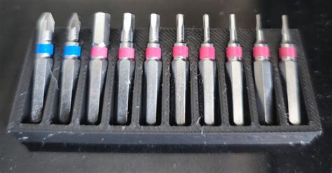 Gen2 4mm Hex Bit Drawer Insert By Mfraz74 Download Free Stl Model