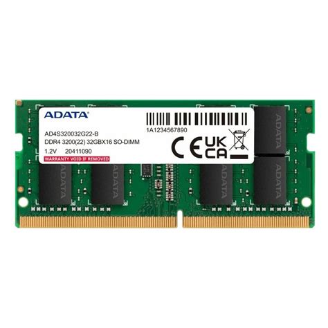 Memoria Adata Ram Portatil Ddr4 16gb Bus 3200 Adata