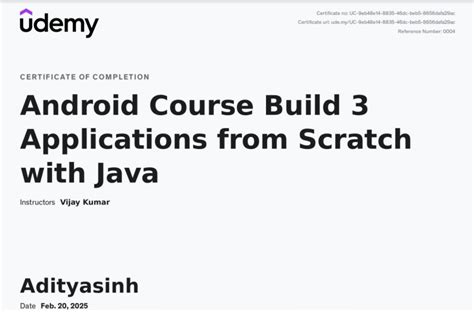 androiddevelopment java certification learning growth